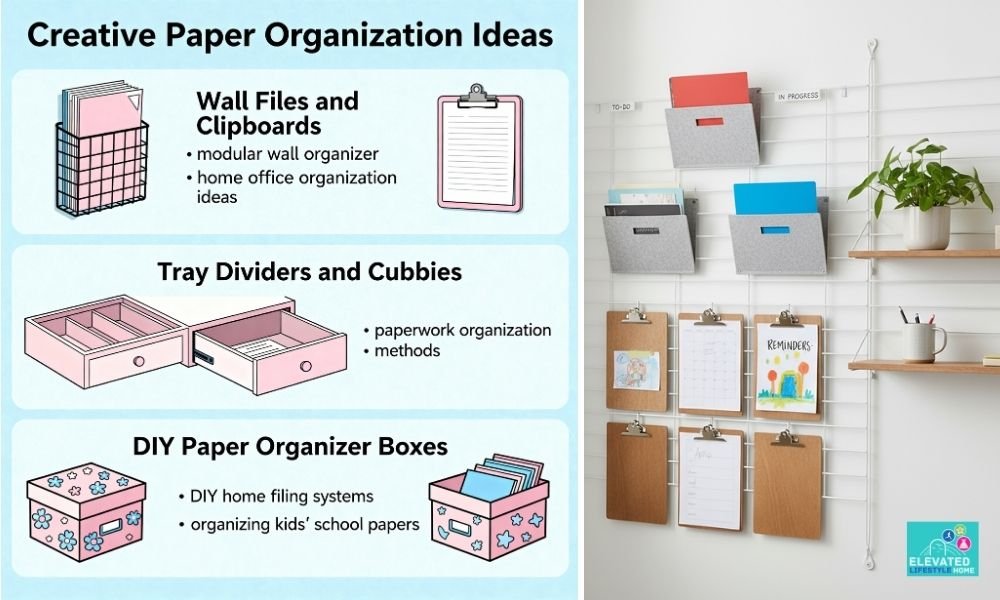 10 Genius Paper Organization Ideas For A Clutter Free Home
